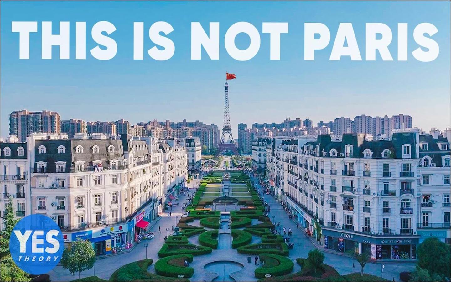 A French Youtuber went to Visit China's Fake Paris for Himself